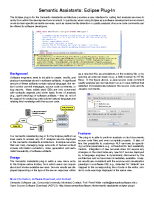 Semantic Assistants | semanticsoftware.info